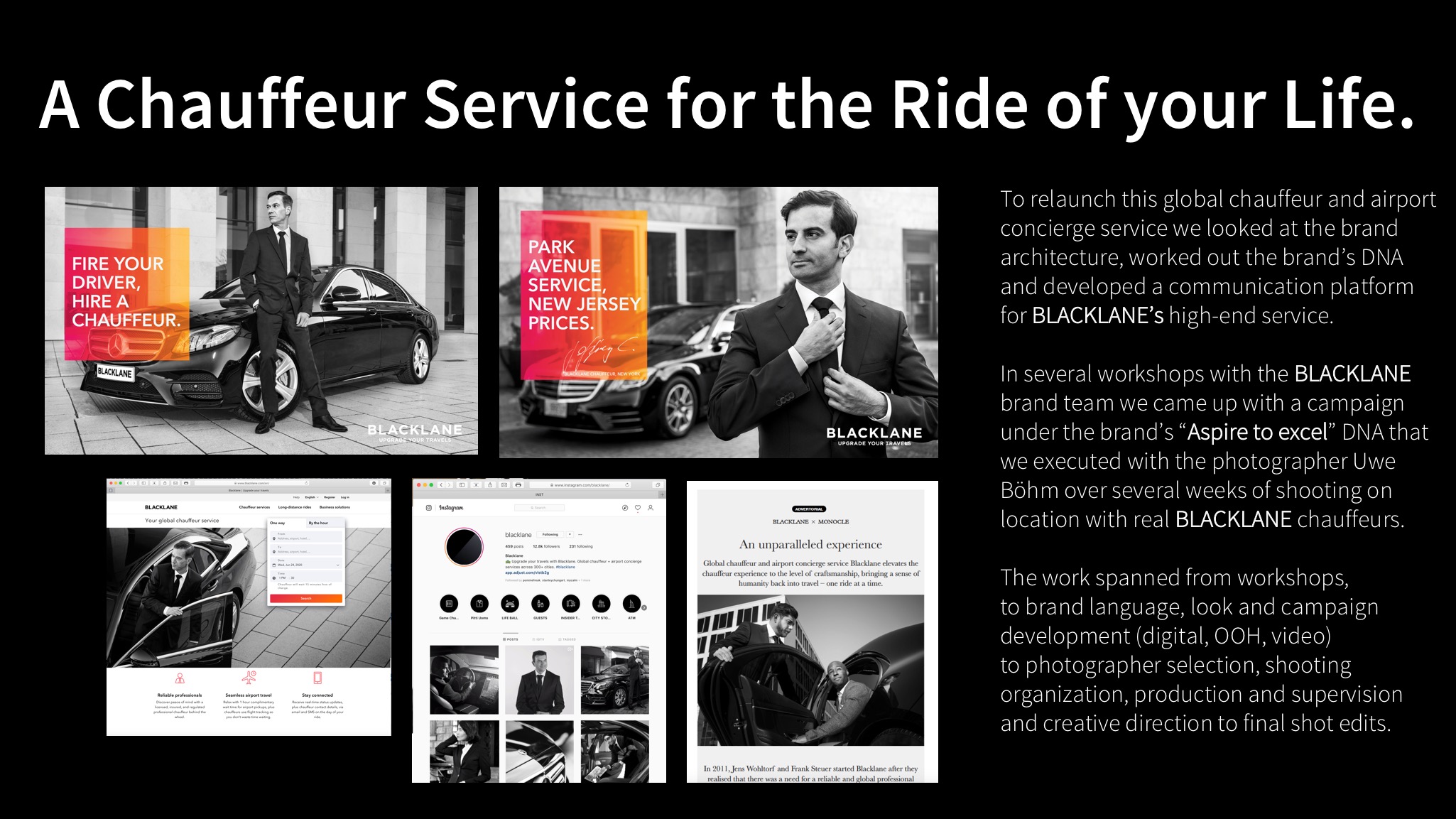 BLACKLANE, Global Brand & Campaign Development – 2nd Opinion